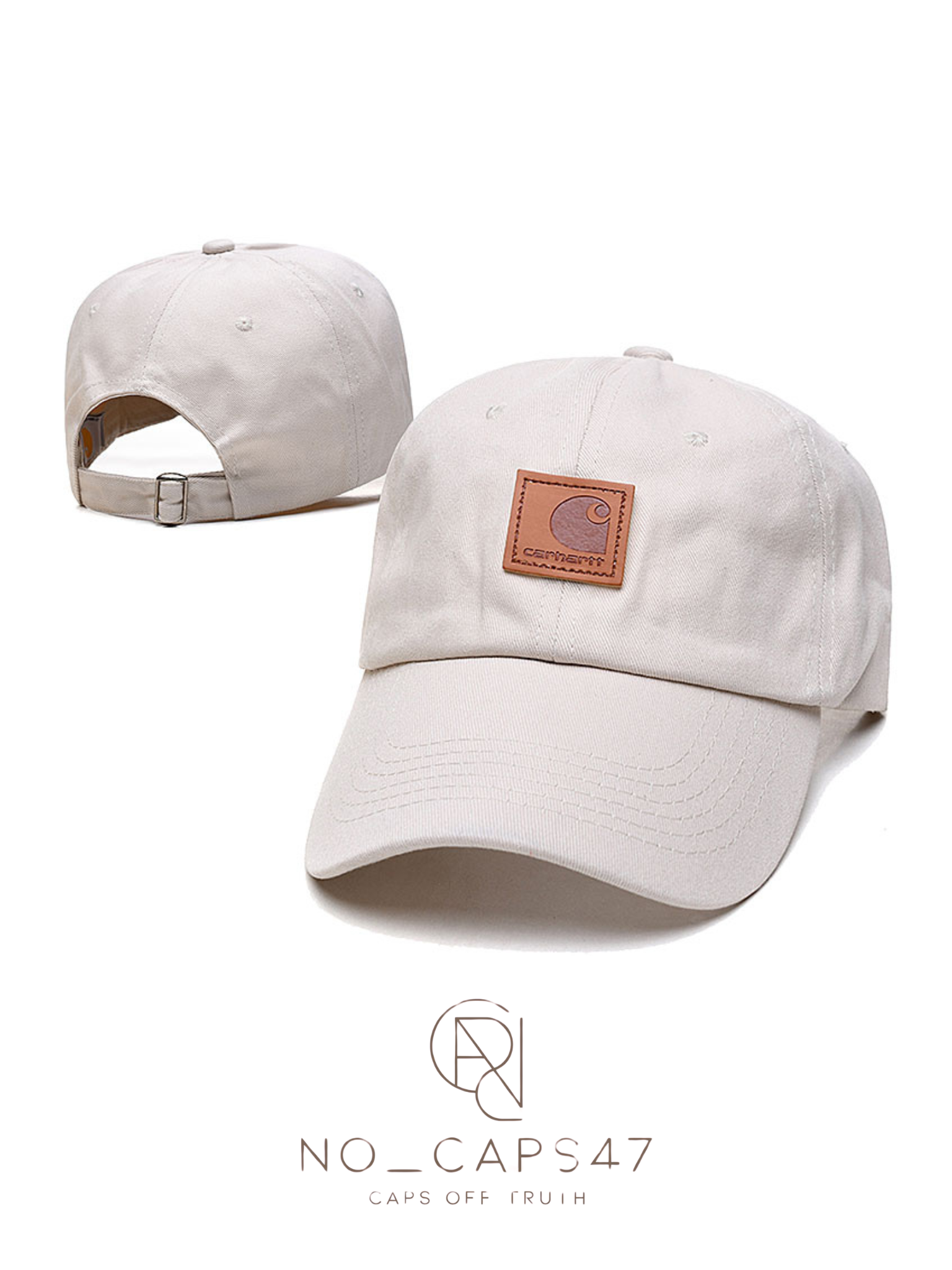 CARHARTT Adjustable Classic Cream Cap - NO CAPS